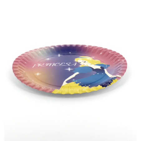 Paper Plate Princess Design 18cm (504 Units)