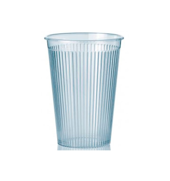 Reusable Cup PS Cristal Ribbed 200ml (25 Units)