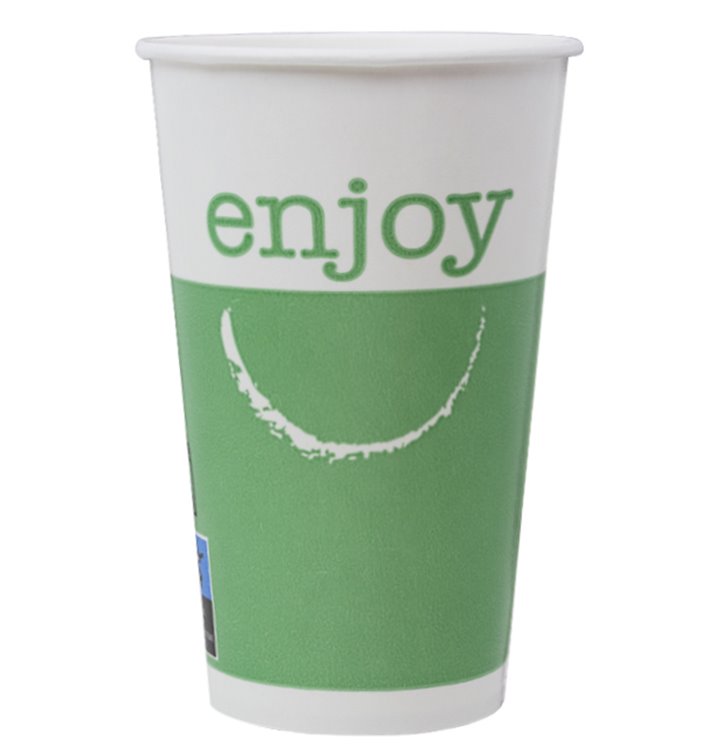 Cardboard Cup "Enjoy" 16Oz/540ml Ø9,0cm (1.000 Units)