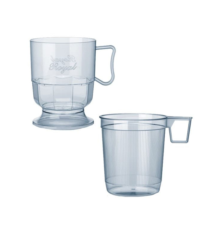 Transparent Rigid Plastic Cup 250ml (40 Units)