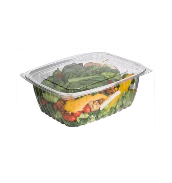 Cornstarch Deli Container with Lid PLA Compostable 1890ml (50 Units)