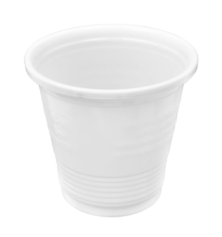 Reusable Plastic Shot PP White 80 ml (50 Units)