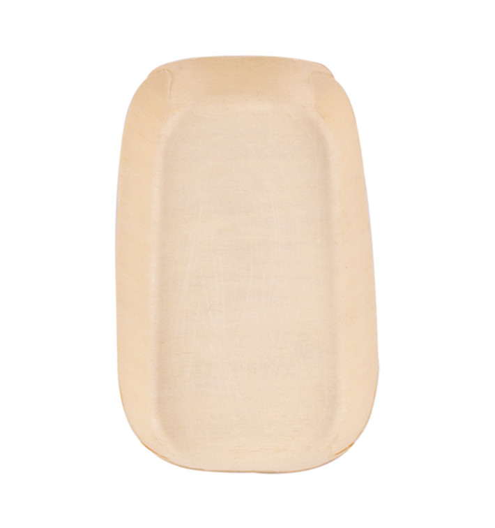 Wood Backing Tray Rectangular 14,5x7x1,3 cm (50 Units)