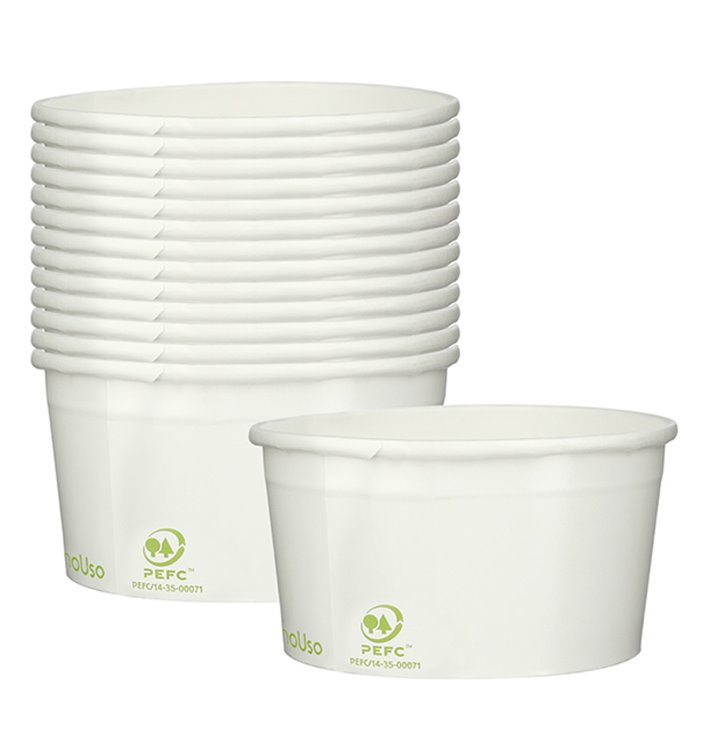 Paper Ice Cream Container Eco-Friendly 140ml (2.100 Units)