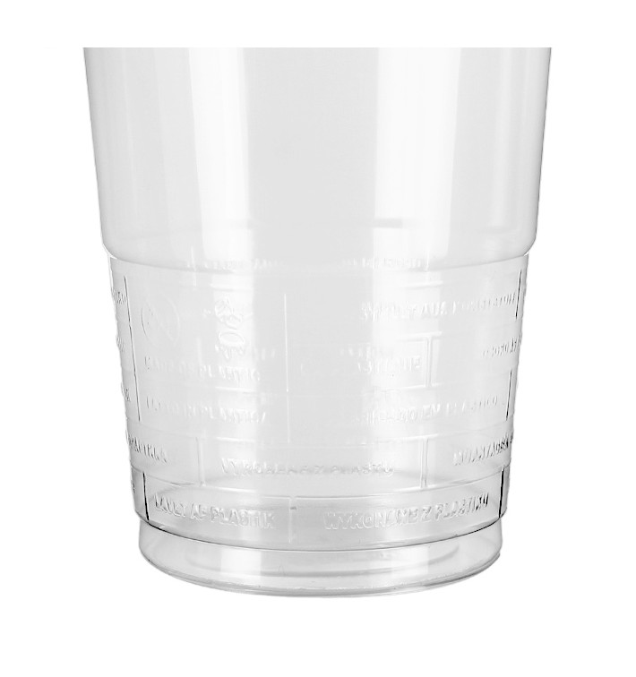 Reusable Plastic Cup in PP Clear 330ml Ø7,9cm (1.250 Units)