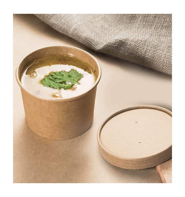 Kraft-Kraft Carton Pot 8Oz/250ml Ø9,0cm (50 Units)