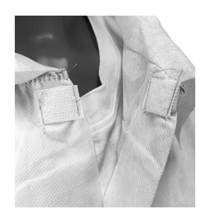 Disposable Lab Coat TST PP Velcro White 3XL 35gr (1 Unit)
