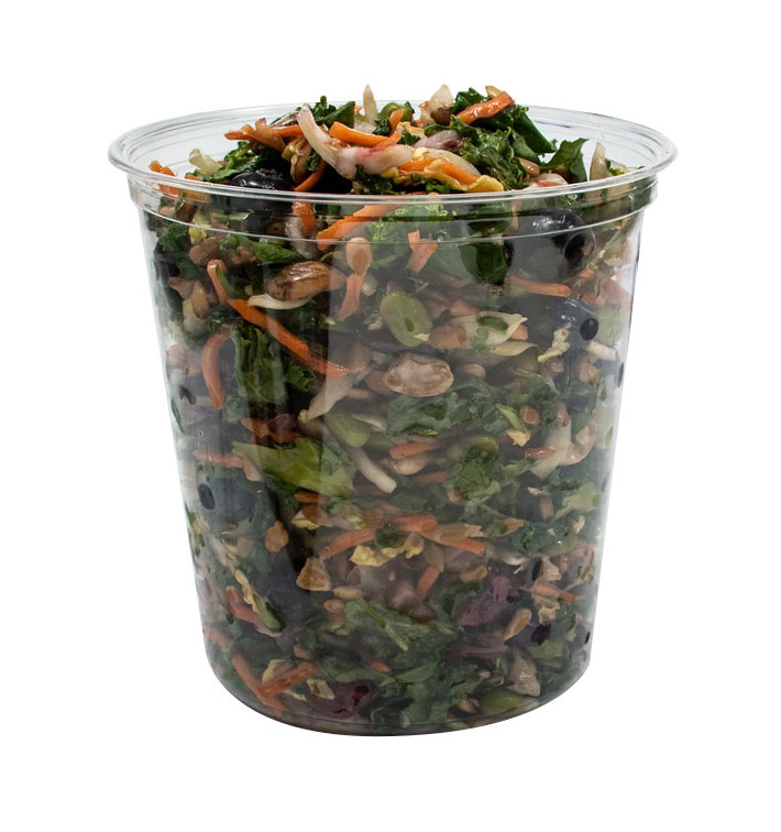 Plastic Deli Container PP "Deli" 32Oz/960ml Clear Ø12cm (500 Units)