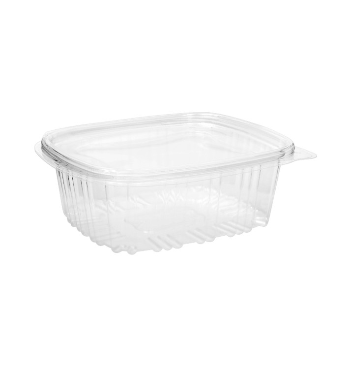 Plastic Hinged Deli Container OPS 500ml (50 Units)