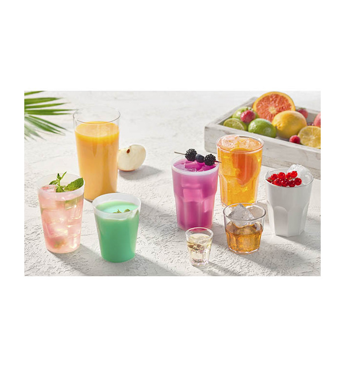 Reusable Durable Glass SAN Rox Clear 300ml (8 Units)
